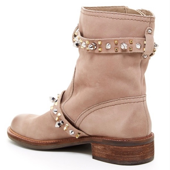 Sam Edelman | Shoes | Sam Edelman Adele Studded Biker Boot | Poshmark